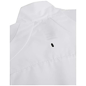 adidas Women's Marathon 3-Stripes Jacket, White, Medium