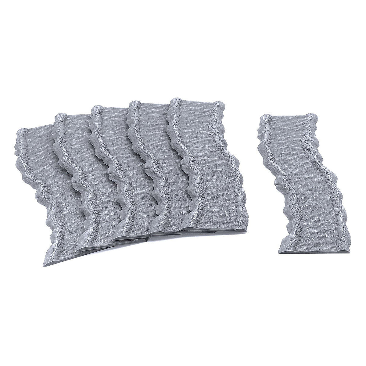 Modular Waterways, 3D Printed Tabletop RPG Scenery and Wargame Terrain for 28mm Miniatures