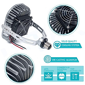 Hytronics 120W LED Retrofit Kit,700W MH/HPS Equivalent,100-277V 5000K 14400 Lumens,ETL/cETL/DLC Listed,Replaces Street/Area Light,High Bay,Gas Station Light,Wall Pack Light.