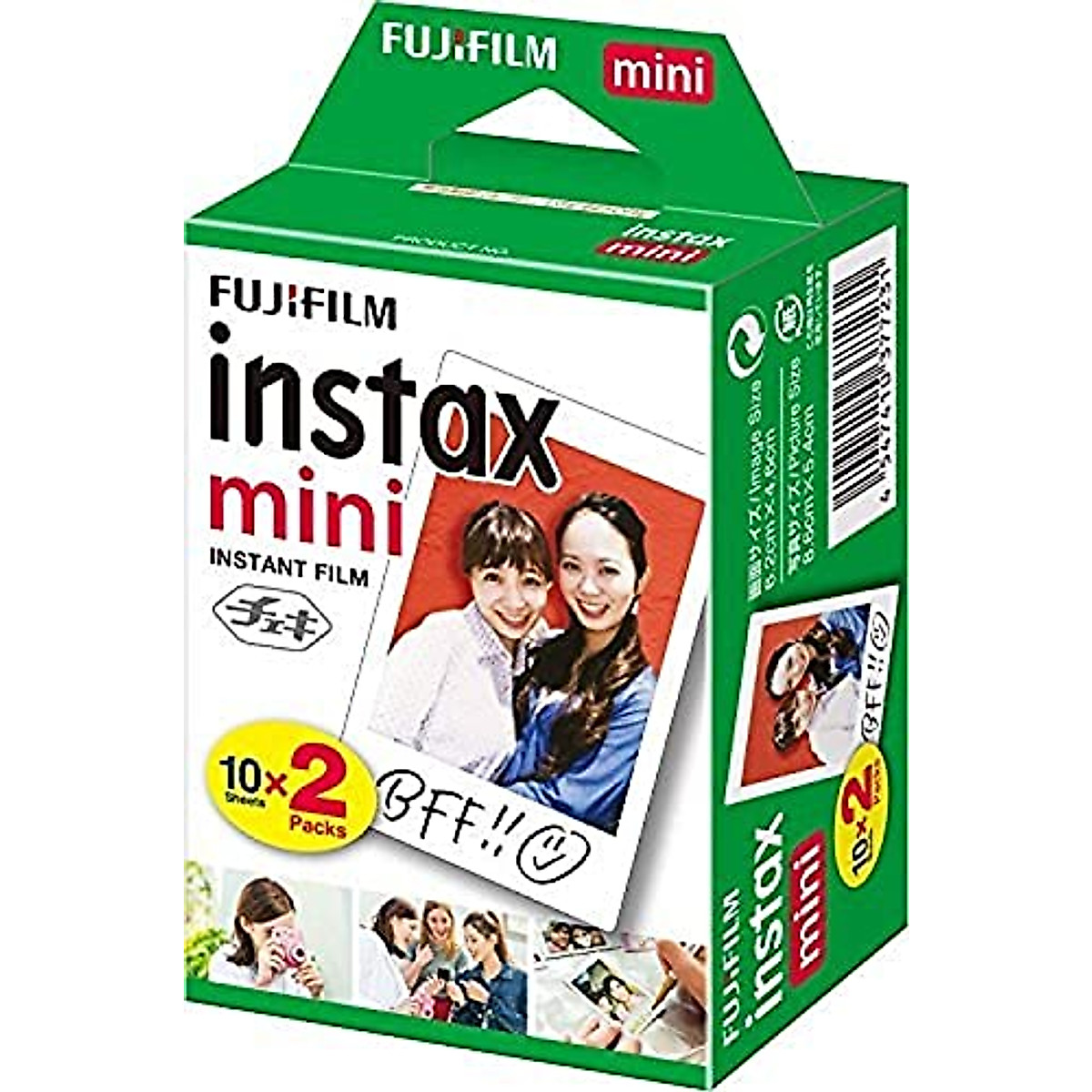 FUJIFILM Instax Mini JP 2 Film for Instax Instant Camera, Pack of 20