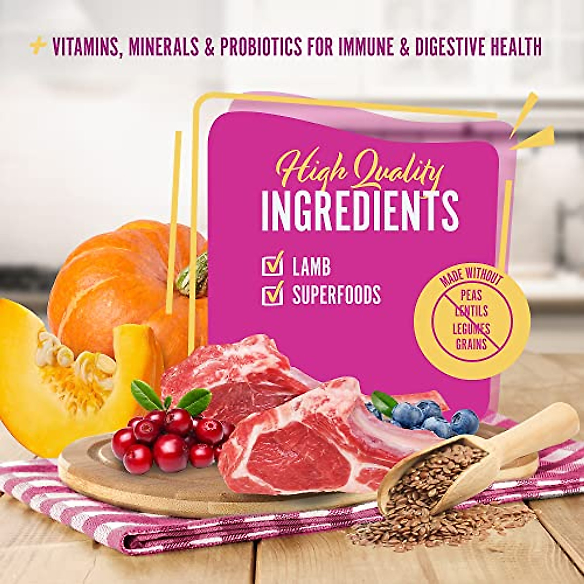 Earthborn Holistic Meadow Feast Grain-Free Natural Dry Dog Food, 12.5 lb