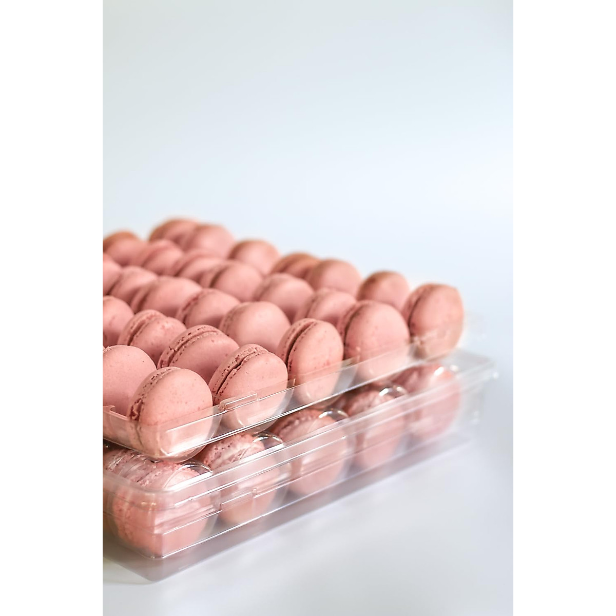Vend Exchange Macaron Storage Freezer box - Large Storage Box with 2 Macaron Containers - Stores 70 Macarons