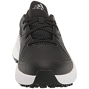 adidas Men's SOLARMOTION Golf Shoe, Core Black/FTWR White/Pulse Lime, 12