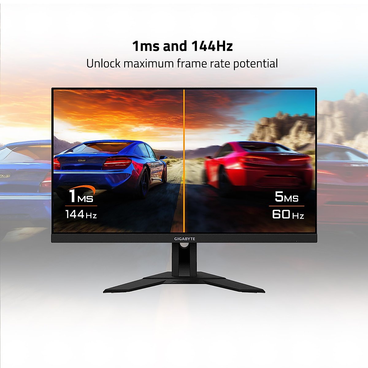 GIGABYTE M28U 28" 144Hz Gaming Monitor, 3840 x 2160 SS IPS Display, 1ms (GTG) Response Time, 9‎4% DCI-P3, VESA Display HDR400, FreeSync Premium Pro, 1x Display Port 1.4, 2x HDMI 2.1 (M28U-SA)