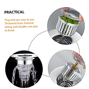 Kitchen Sink Stopper Sink Drain Filter Sink Stopper Replacement Toilet Stopper Tub Drain Plug Sink Plug Bathtub Sink Stopper Bathroom Sink Drainer Basin Stopper Washbasin Plug