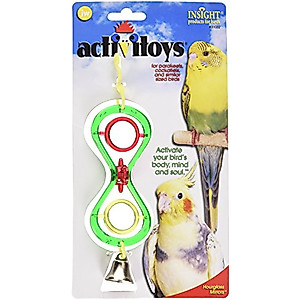 JW Pet Company Activitoys Hour Glass Mirror Bird Toy
