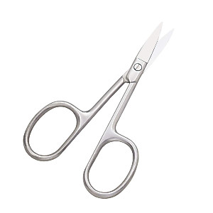 Motanar Eyebrow and Nose Hair Scissors, 3.7” Stainless Steel Professional Facial Nose Hair Trimmer Scissors for Women and Lace Wigs 2 Pieces