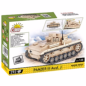 COBI Historical Collection WWII Panzer III Ausf. J. Tank
