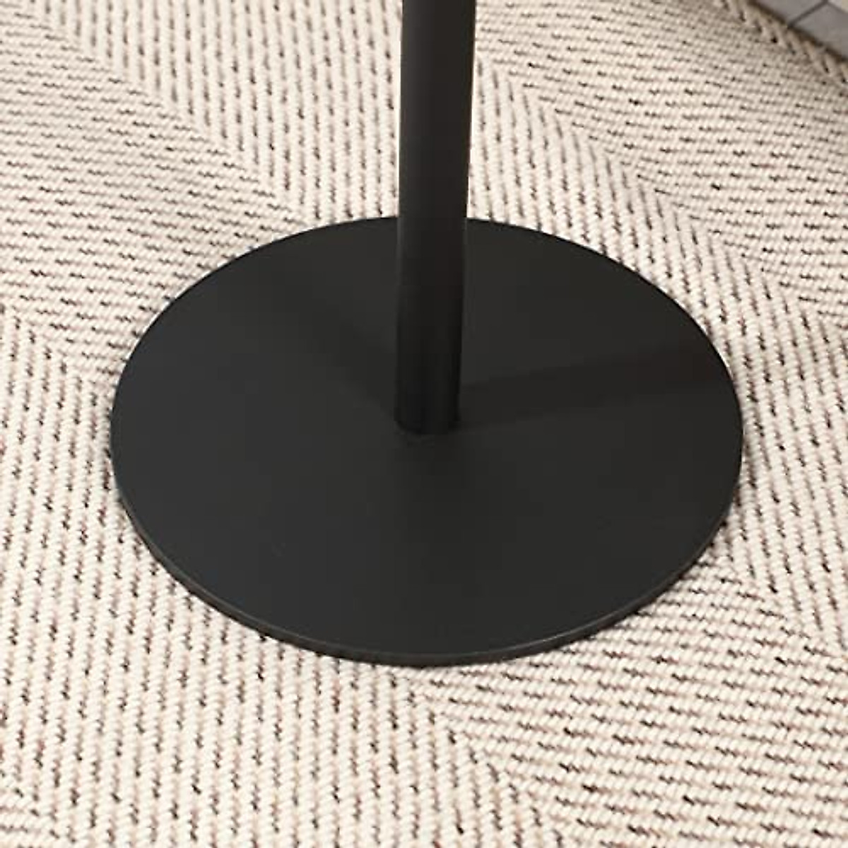 Acrylic Panel with Iron Tripod Creative Flower Shaped Small Edge Table Acrylic Transparent Sofa Corner Table Nordic Modern Coffee Table Portable Detachable Dessert Table Mobile Coffee Table (Small)