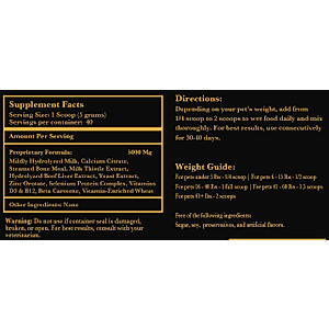 Lexelium Nursing Supplement and Vitamins for Nursing Dogs and Cats - Nursing, Lactation and Recovery Supplement for Breeders - Muscle & Mental Development for Puppies and Kittens - 200g