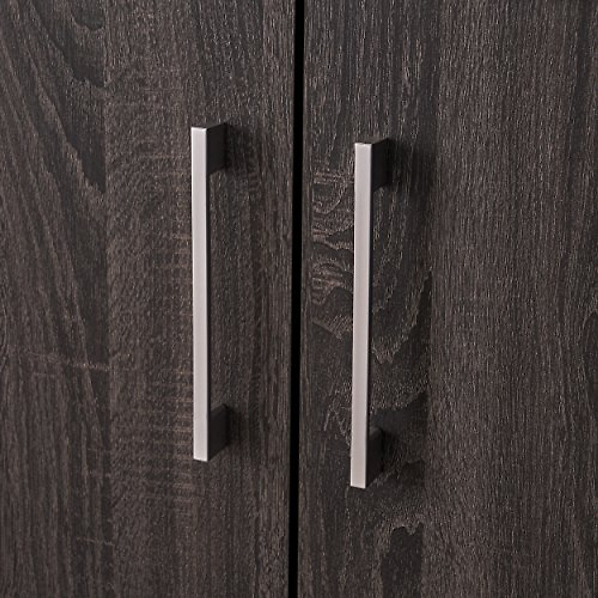 Christopher Knight Home Ridgecrest Mid-Century Modern Danish Styling Faux Wood Wine and Bar Cabinet, Sonoma Grey Oak