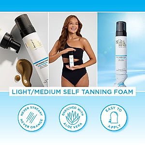 Bondi Sands Self Tanning Foam | Lightweight, Self-Tanner Foam Enriched with Aloe Vera and Coconut Provides an Even, Streak-Free Tan | 6.76 oz/200 mL