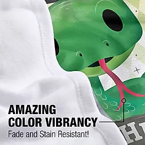 Harry Potter Lightweight Baby Blanket, 30"X40", Whimsical Slytherin Unisex for Infants Girls & Boys