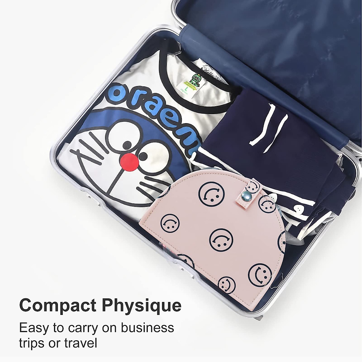 MESTOOTH Drawstring Makeup Bag Open Lay Flat,Large Capacity Cosmetic Bag For Women Purse With Compartments,Travel Toiletry Bag Accessories Organize (Green) (pink)