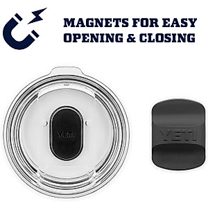 YETI Rambler, Stainless Steel Vacuum Insulated Tumbler with Magslider Lid, Rescue Red, 30oz (887ml)