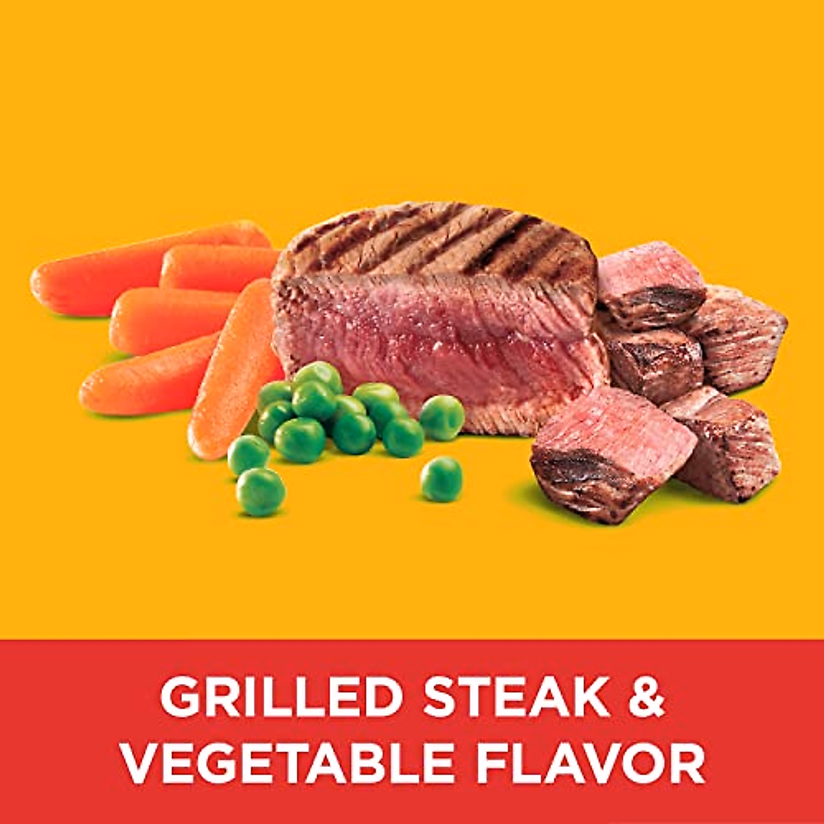 PEDIGREE Puppy Growth & Protection Dry Dog Food Grilled Steak & Vegetable Flavor, 3.5 lb. Bag