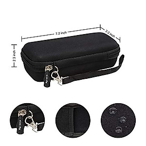 Aproca Hard Storage Travel Case, for Micro Touch Solo Full Body Trimmer and Shaver (Black)(case only)