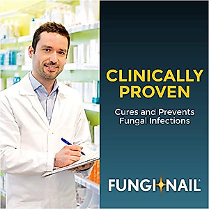Fungi Nail Anti-Fungal Ointment, Kills Fungus That Can Lead to Nail & Athlete’s Foot with Tolnaftate & Clinically Proven to Cure Infections, Natural Color, 0.7 Fl Oz