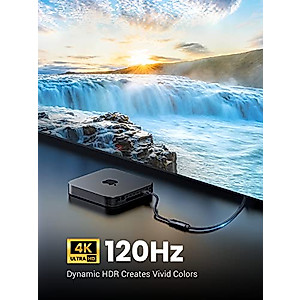 UGREEN HDMI Extender 8K HDMI Extension Cable 2.1 Ultra High Speed Cord 4K HDMI Male to Female Adapter Compatible with MacBook Pro 2021/PS5/Xbox Series X/Roku TV/UHD TV/Blu-ray, 1.5FT