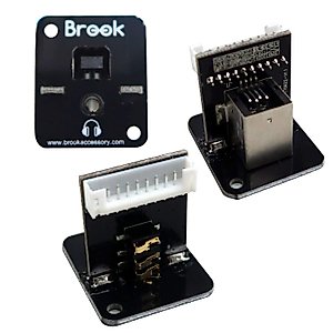 Mcbazel Brook Wireless Fighting Board for PS3/PS4/PS5/N-Switch/PC Support Two Analog Sticks/Turbo Function/Tournament Mode/Touchpad (PS4)