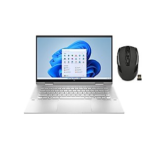 2022 Newest HP Envy X360 2-in-1 15.6" FHD Touch-Screen Laptop | 11th Generation Intel Core i5-1155G7 | 32GB DDR4 | 1TB SSD | Backlit Keyboard | Fingerprint | Windows 11 | with Wireless Mouse Bundle