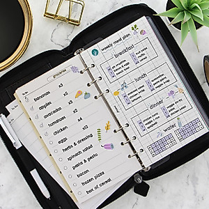 Filofax Saffiano Zippered Diary Black