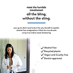 The Humble Co. Anticavity Mouthwash 2pk – Alcohol Free Mouthwash for Oral Care, Gum Health, and Cavity Prevention, Vegan Cruelty Free and Non-Toxic Natural Mouthwash (Mint, 16.9 oz)