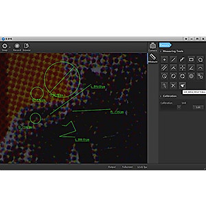 HAYEAR 5MP USB2.0 C-Mount Digital Microscope Camera with Software Calibration Compatible with WIN7/8/10 Mac System +0.5X Eyepiece Lens 23.2mm Mounting /30mm 30.5mm Adapter