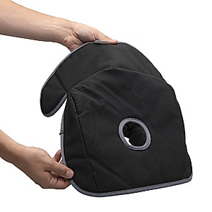 PEBBLEWICK Piddle Pad Child Seat Protector - Raised Waterproof Liner - for Potty Training Accidents, Spills or Crumbs in Carseats, Strollers or High Chairs - Complete with 2 Window Cling Sunshades