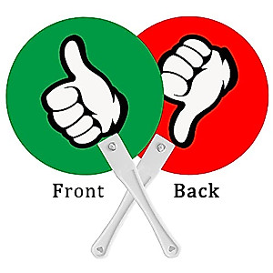 Thumbs Up/Thumbs Down Paddles 24 Packs for Classroom Voting, Teacher Classroom Event Supplies and Teacher Student Interaction Signs