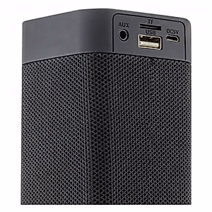 i.Sound ISound-6961 15-in. High-Performance Bluetooth Sound Bar and Speakerphone with FM Radio, Black