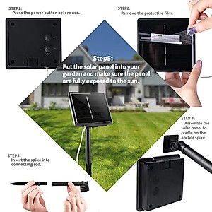 Brightown Christmas Solar String Lights Outdoor, 2 Pack Each 200 LED 72FT 8 Modes, Solar Christmas Light Waterproof for Patio, Backyard, Wedding, Party, Christmas Tree, Decor (White)