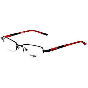 Reebok Designer Eyeglasses R1003 in Matte-Black 50mm DEMO LENS