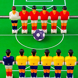 GSE Games & Sports Expert Foosball Table Replacement Balls, 36mm Tabletop Soccer Football Balls for Foosball Table Accessories (Multicolor-12 Pack)