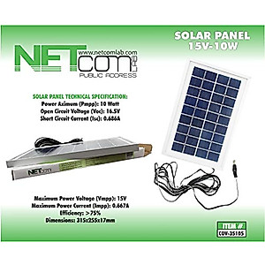 Netcom Lab Solar Panel 10w-15V