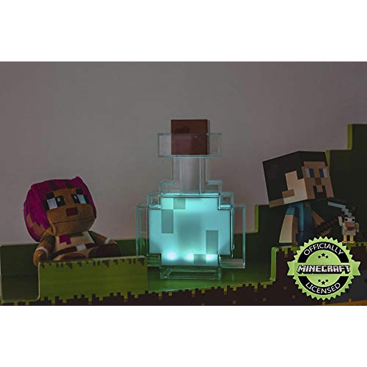 Minecraft Potion Bottle Light Color-Changing LED Lamp | 7 Inch Night Light
