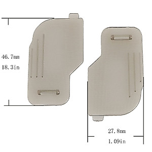 Longdex 2PCS #XC2369051 Bobbin Hook Cover Plate for Babylock BL40, BL40A (Grace),BLDC+,Brother PE700,PE
