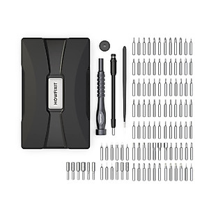 HowFixit PRO MAX 106-in-1 Screwdriver Set for Repair Electronics Disassembly Laptop, Game Console, Smartphone, iPhone, Macbook, PC, Camera, Watch etc