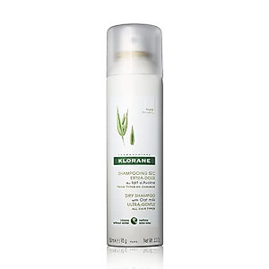 Klorane - Dry Shampoo With Oat Milk - Gentle Formula Instantly Revives Hair - Paraben & Sulfate-Free - 3.2 fl. oz.