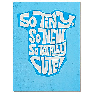 American Greetings New Baby Boy Card (So Tiny So Cute)