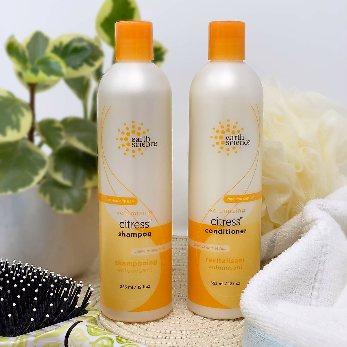 EARTH SCIENCE - Citress: Volumizing Citrus Shampoo for Fine and Oily Hair (3pk, 12 oz.)