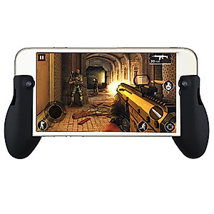 iPad /Android Tablet /SmartPhone Game Controller, Mobile Phone Gamepad Holder Mobile Game Grip Mobile Gamepad Joystick Game Clutch for 4~12.9 In Equipment(black)