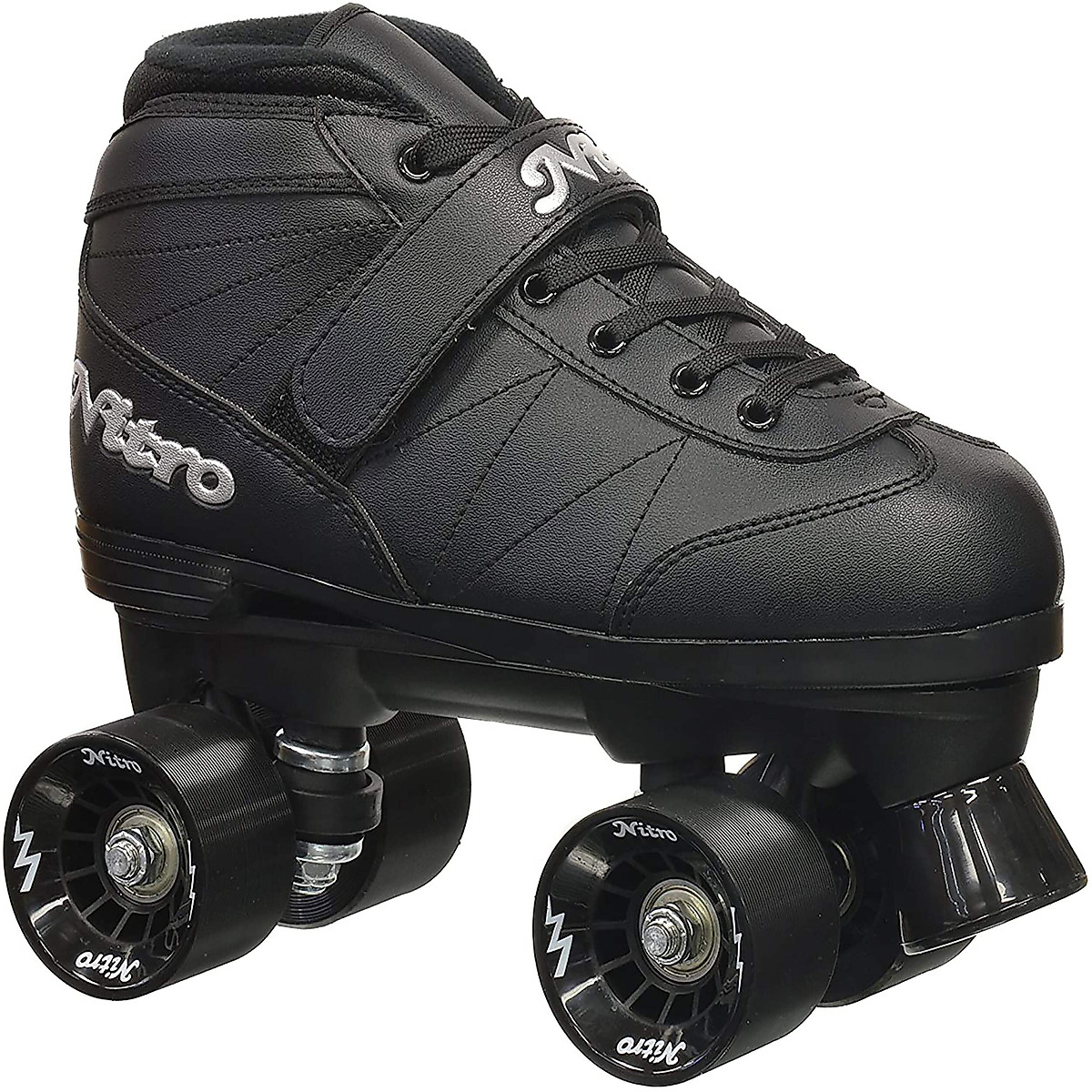 Epic Skates Super Nitro Indoor/Outdoor Quad Speed Roller Skates, Adult 6