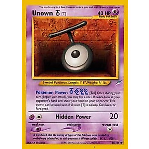 Pokemon Singles - Unown [T] - 88/105 - Common - Unlimited Edition - Neo Destiny