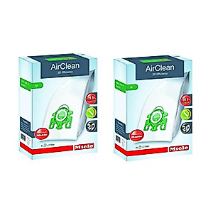 Miele Type U AirClean FilterBags, S7 Upright (8 bags)