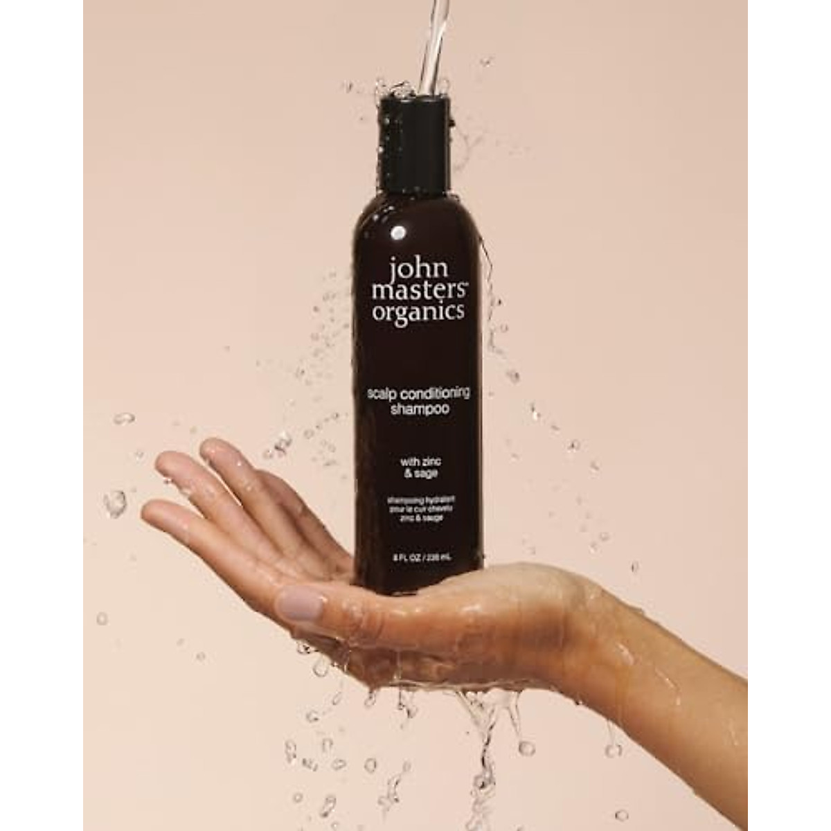 John Masters Zinc & Sage Scalp Conditioning Shampoo, 8 FZ