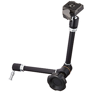 Manfrotto 244RC Variable Friction Magic Arm Quick Release (Black) & 035RL Super Clamp with 2908 Standard Stud - Replaces 2900 - Black
