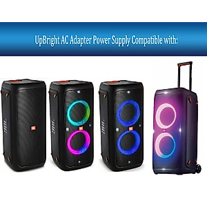 UpBright Car 12V DC Adapter Compatible with JBL Partybox 310 200 300 Party Box Partybox310 PartyBox200 PartyBox300 Portable Bluetooth Speaker Auto RV Camper Lighter Plug Power Supply Battery Charger