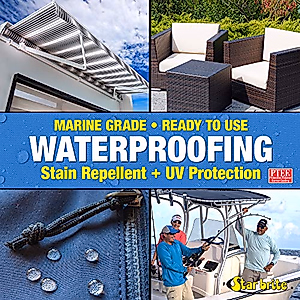 STAR BRITE Waterproofing Spray, Waterproofer + Stain Repellent + UV Protection - 22 OZ (081922SS)