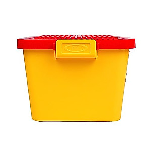 burgkidz Building Bricks 568 Pieces Toys, Classic Building Blocks Includes Wheels, Door, Window, Compatible Bulk Block with Storage Box and Baseplate, STEM Educational Gift for Kids 3+ Year